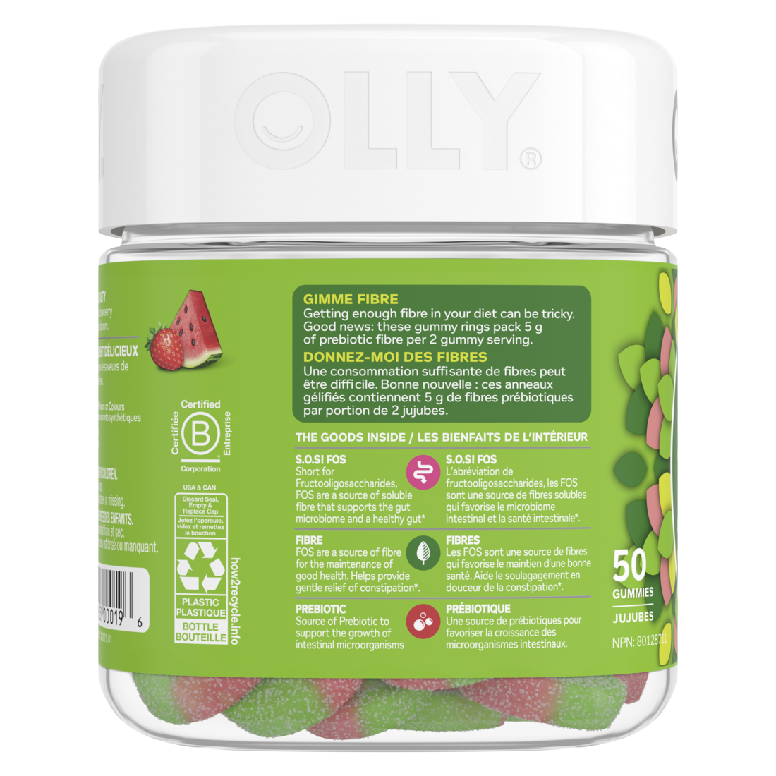 OLLY Fiber Gummy Rings – OLLY Canada
